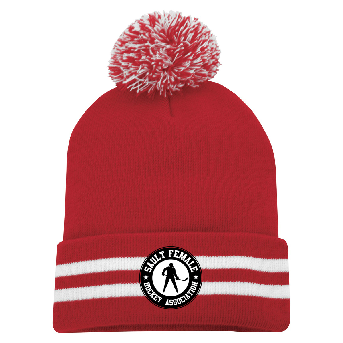 Sault Female Hockey Association Pom Pom Toque – Superior Sentiments