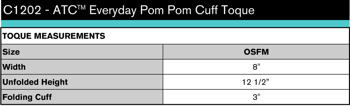 H.M. Robbins Spirit Wear Pom Pom Toque – Superior Sentiments